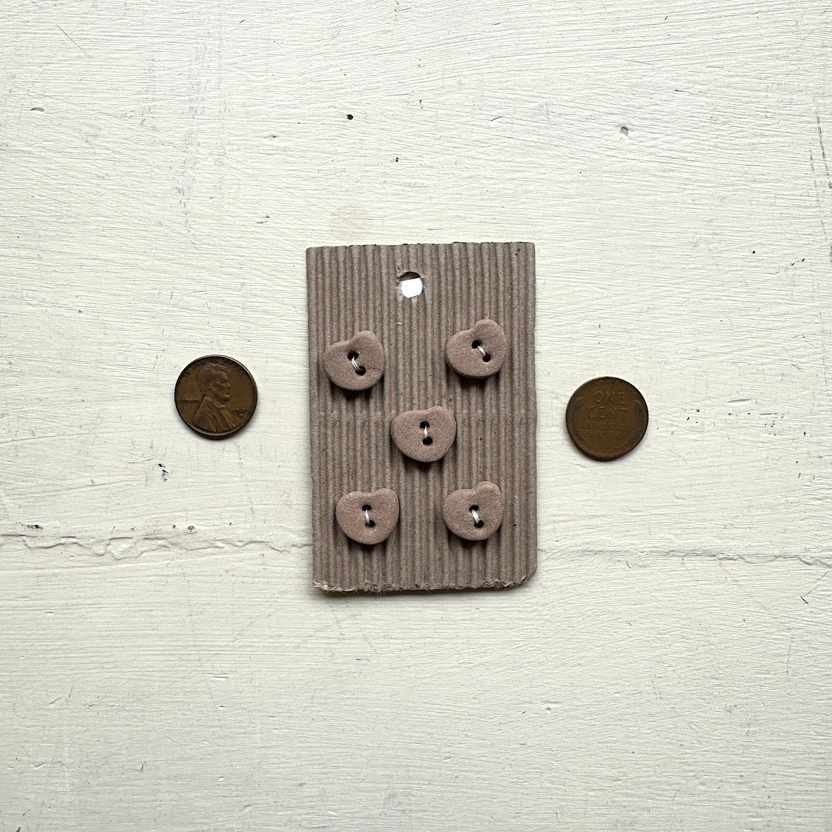 Terracotta Heart Buttons – Woven Art Yarn Shop