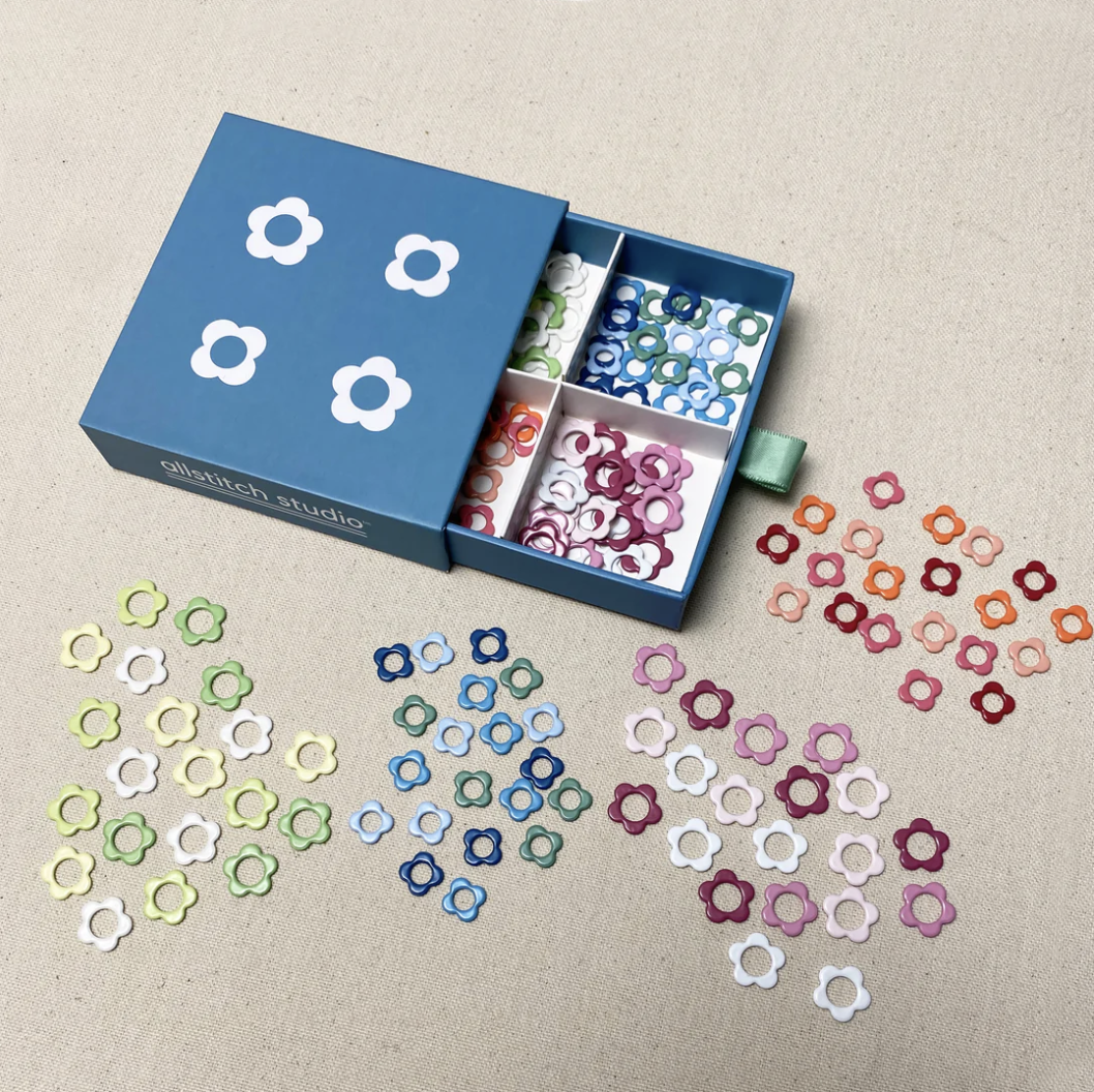 Flower Stitch Marker Box Set – Woven Art Yarn Shop